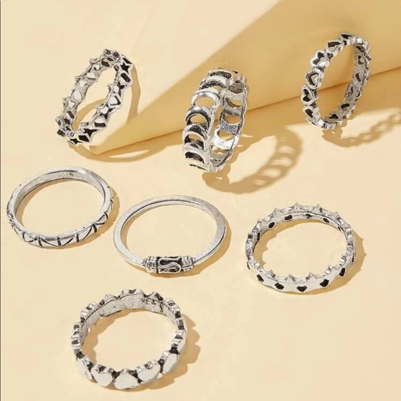 Jewelry | Melanie 7 Pc Ring Set | Poshmark